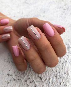 Новинки дизайна квадртаных ногтей 2025: трендовый маникюр на квадратные ...